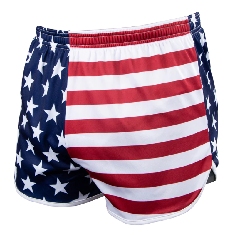 Running Shorts | Red White & Blue – Harriman Army-Navy