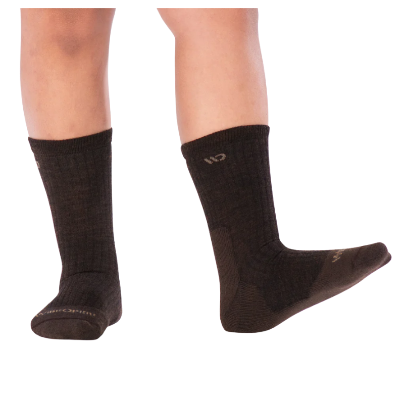Men's Solid Cushioned Micro Crew Socks | Walnut – Harriman Army-Navy