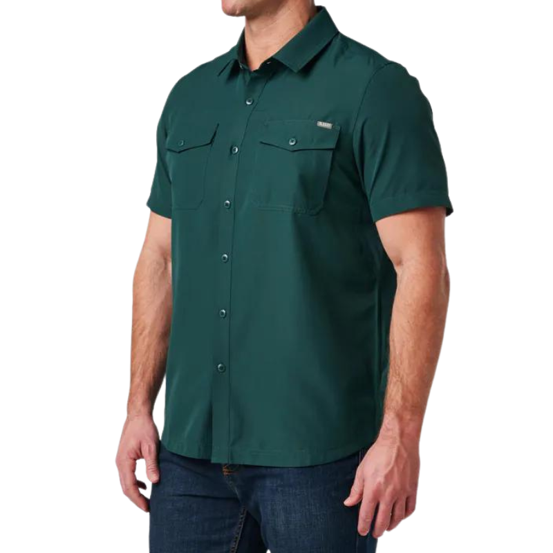 Marksman Short Sleeve Shirt UPF 50+ | Green Sea – Harriman Army-Navy